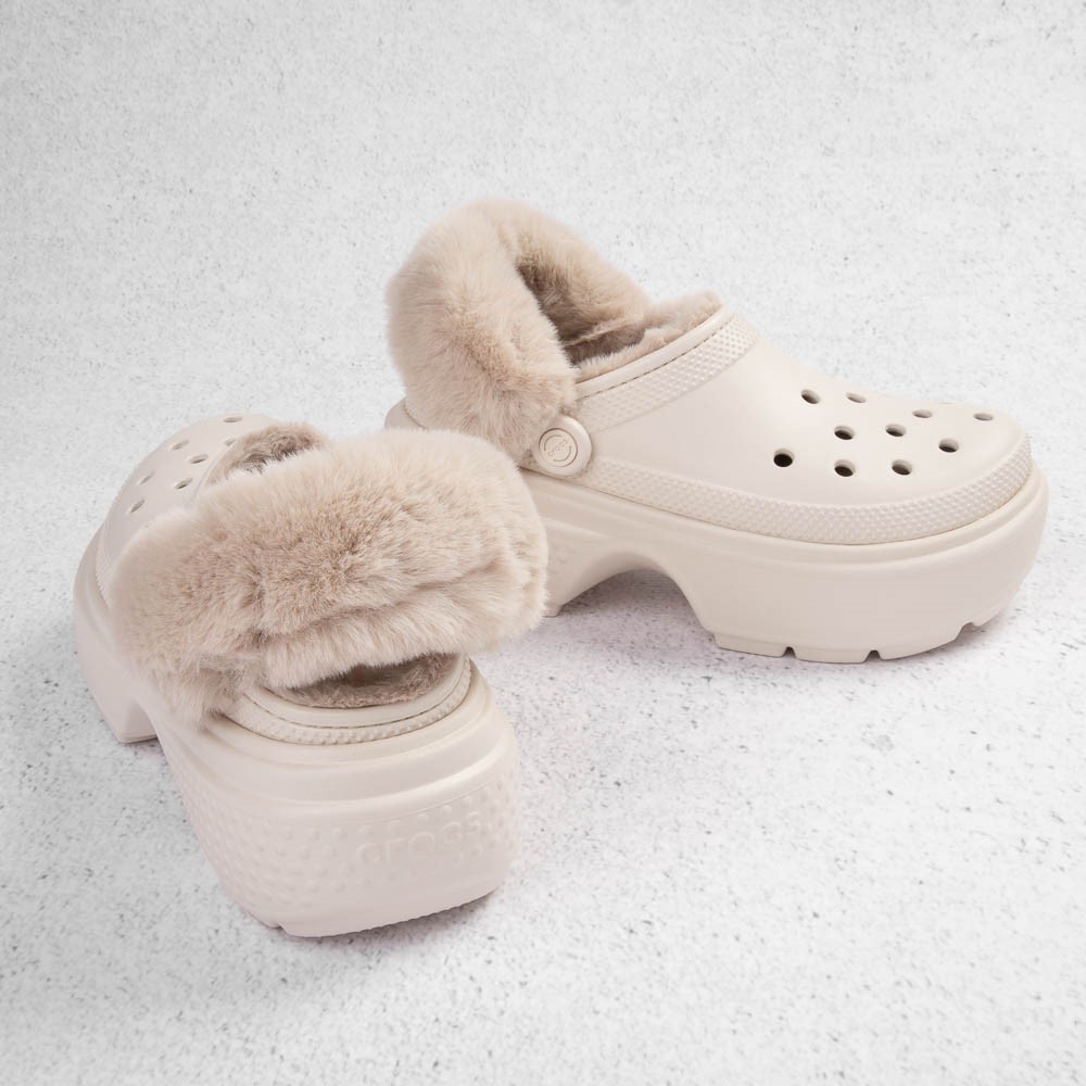 Crocs Stomp Lined Platform Clog - Stucco | JourneysCanada