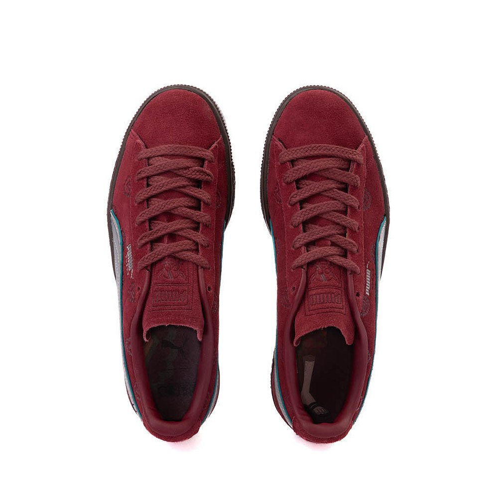 Mens PUMA x One Piece Suede Shanks Athletic Shoe - Regal Red / Future ...