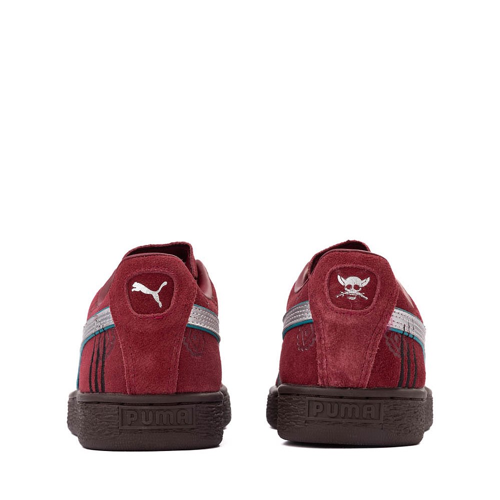 Mens PUMA x One Piece Suede Shanks Athletic Shoe - Regal Red / Future ...