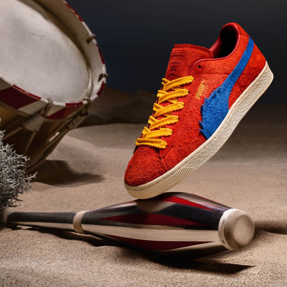 Mens PUMA x One Piece Suede Buggy Athletic Shoe - For All Time Red ...