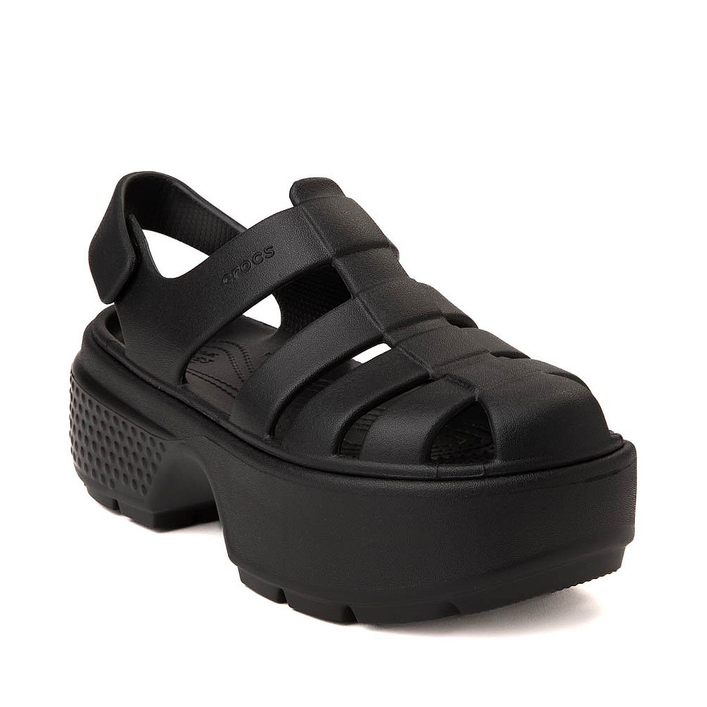 Crocs Stomp Platform Fisherman Sandal - Black | JourneysCanada