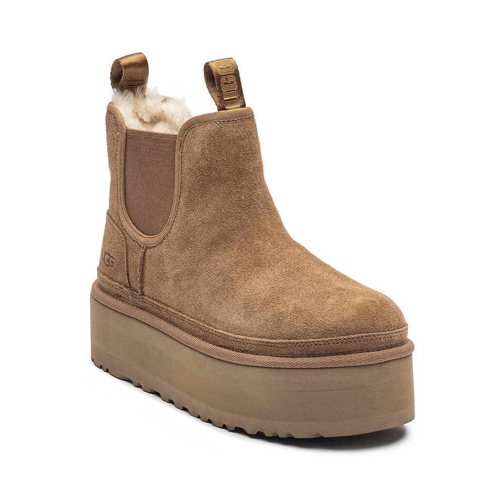 Womens UGG® Neumel Platform Chelsea Boot - Chestnut | JourneysCanada