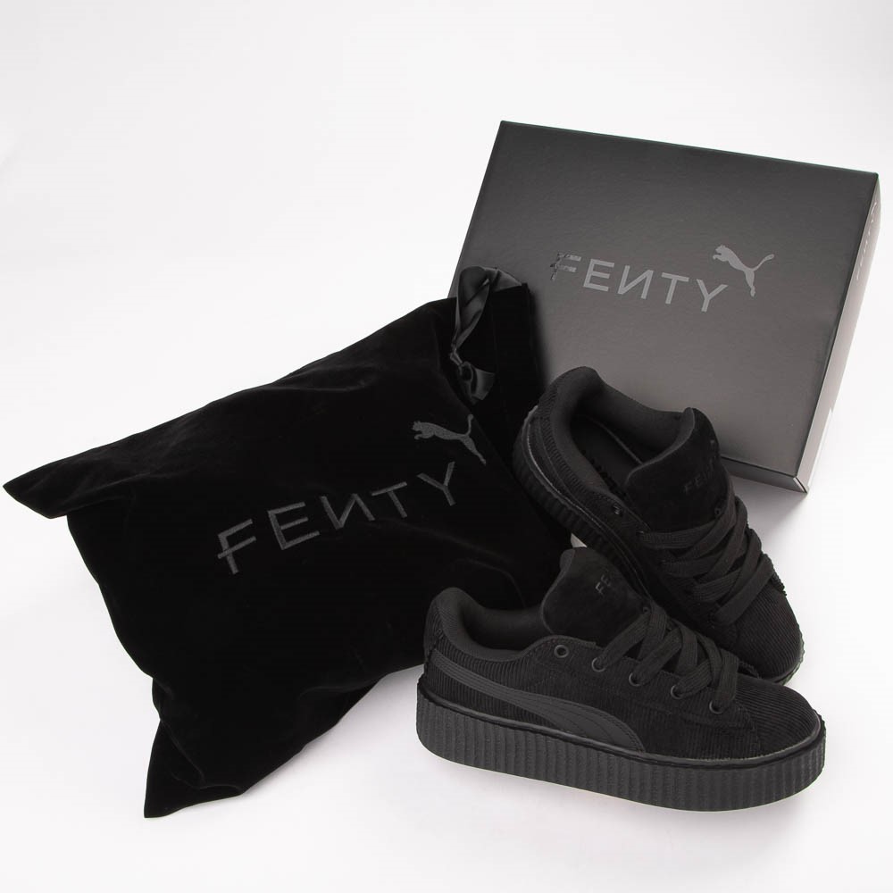Womens Fenty x PUMA Creeper Phatty Corduroy Athletic Shoe - Black ...