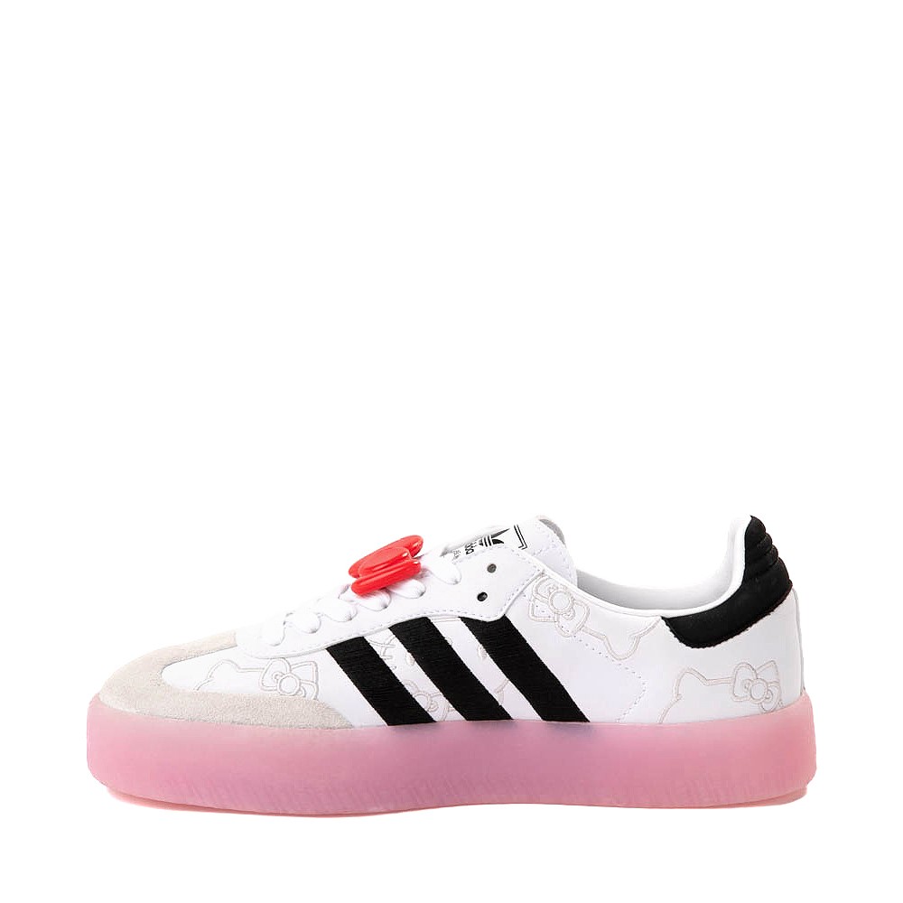 Womens adidas x Hello Kitty® Sambae Athletic Shoe - White / Core Black ...