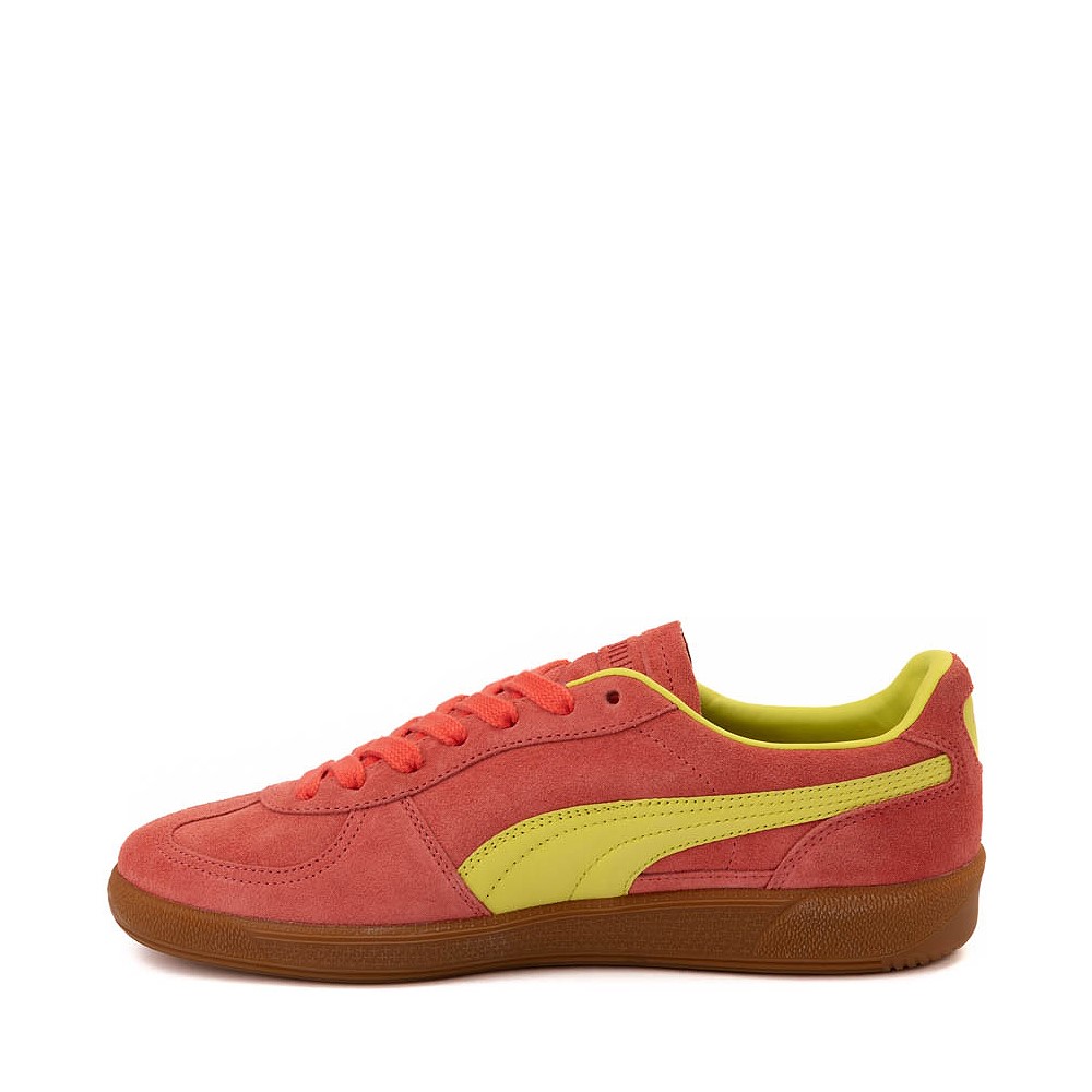 Womens PUMA Palermo Athletic Shoe - Salmon / Lime Sheen / Gum ...