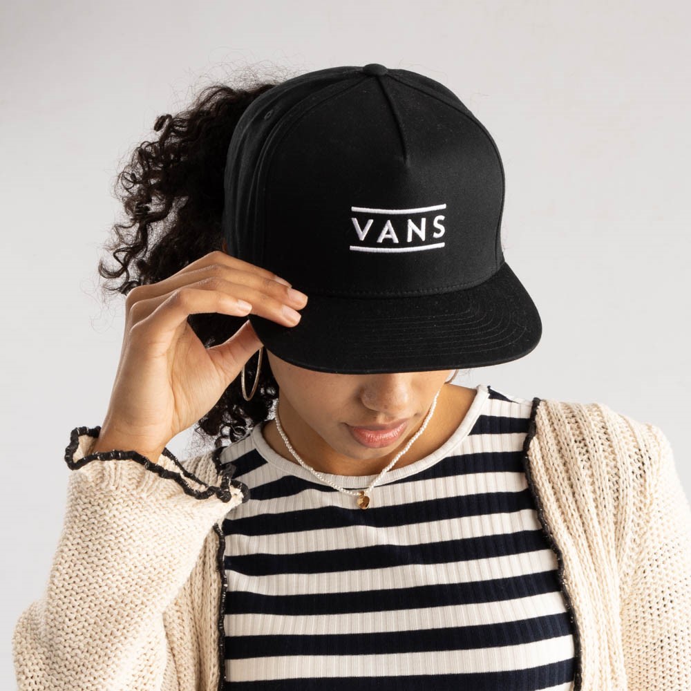 Vans Half Box Snapback Hat Black JourneysCanada