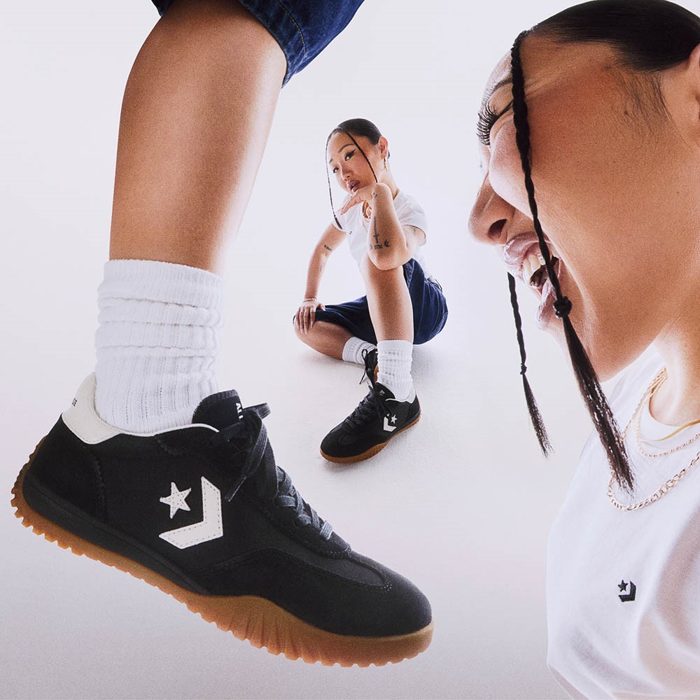 Converse Run Star Trainer Low-Top Sneaker - Black / Egret / Honey ...