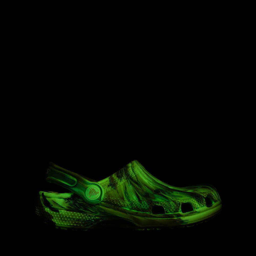 Crocs Classic Glow-In-The-Dark Marbled Clog - Little Kid / Big Kid ...