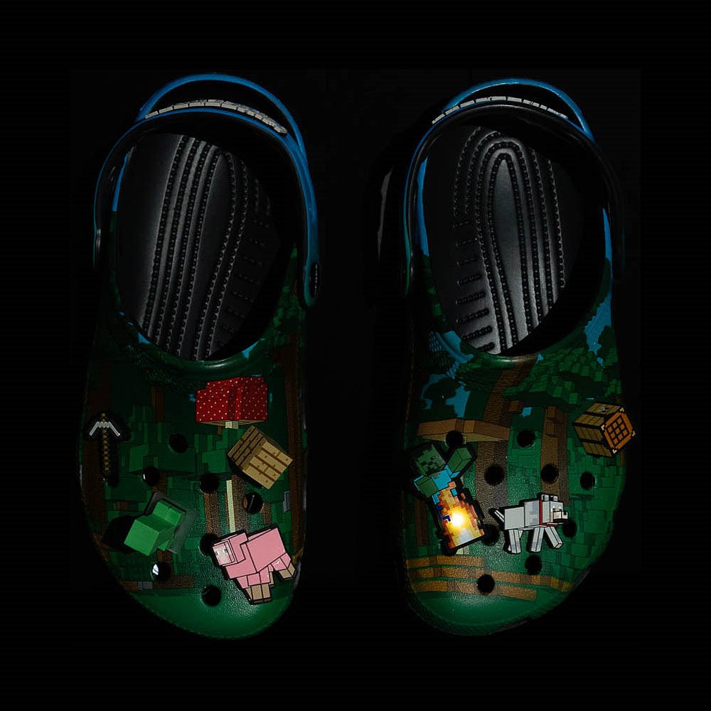Minecraft x Crocs Classic Clog - Green / Multicolor | JourneysCanada