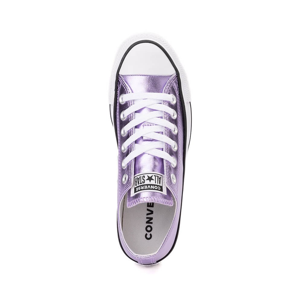 Converse Chuck Taylor All Star Low-Top Metallic Sneaker - Purple ...