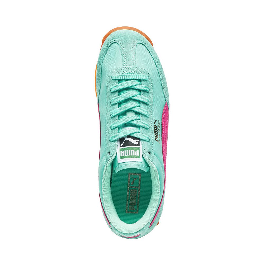 Womens PUMA Easy Rider Vintage Athletic Shoe - Aquatic / Pink ...