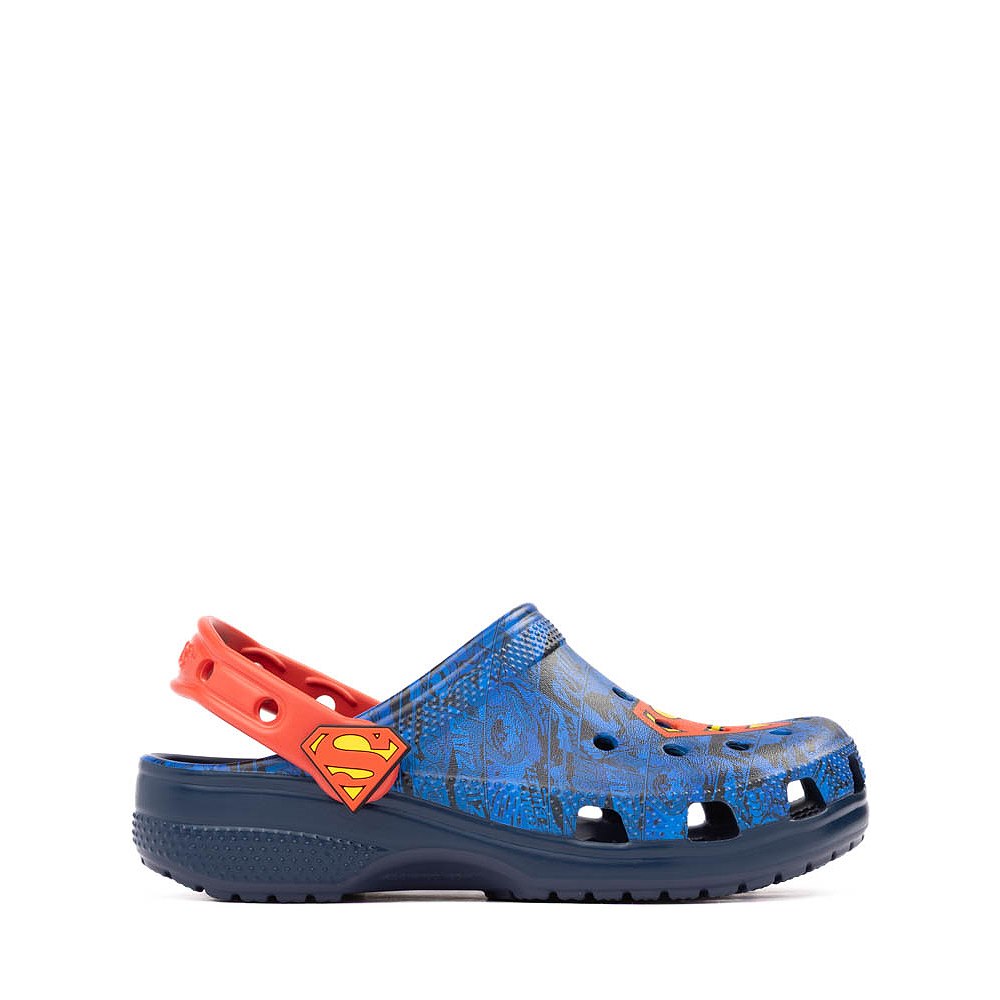DC Comics Crocs Classic Superman Clog - Little Kid / Big Kid - Blue ...