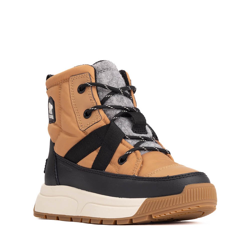 Sorel Whitney™ III Mid Waterproof Boot - Little Kid / Big Kid - Tawny Buff / Black | JourneysCanada