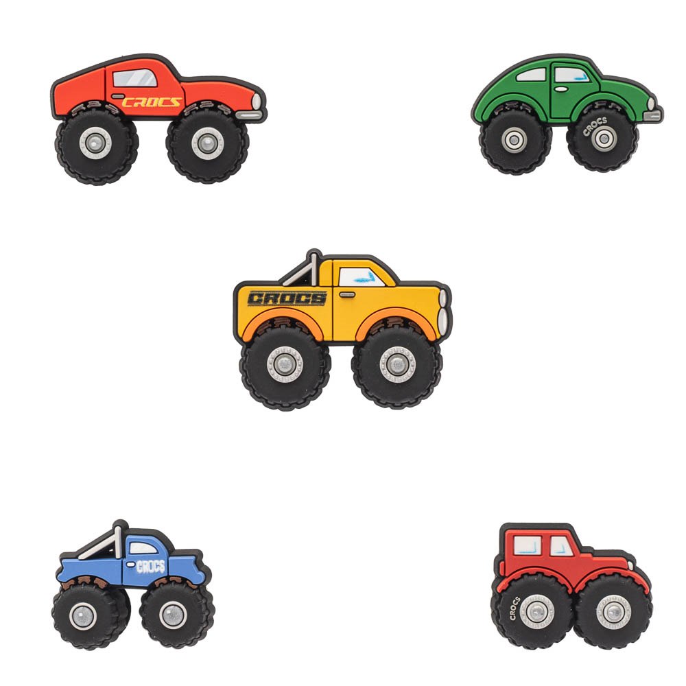 Crocs Jibbitz™ Monster Truck Shoe Charms 5 Pack - Multicolor ...