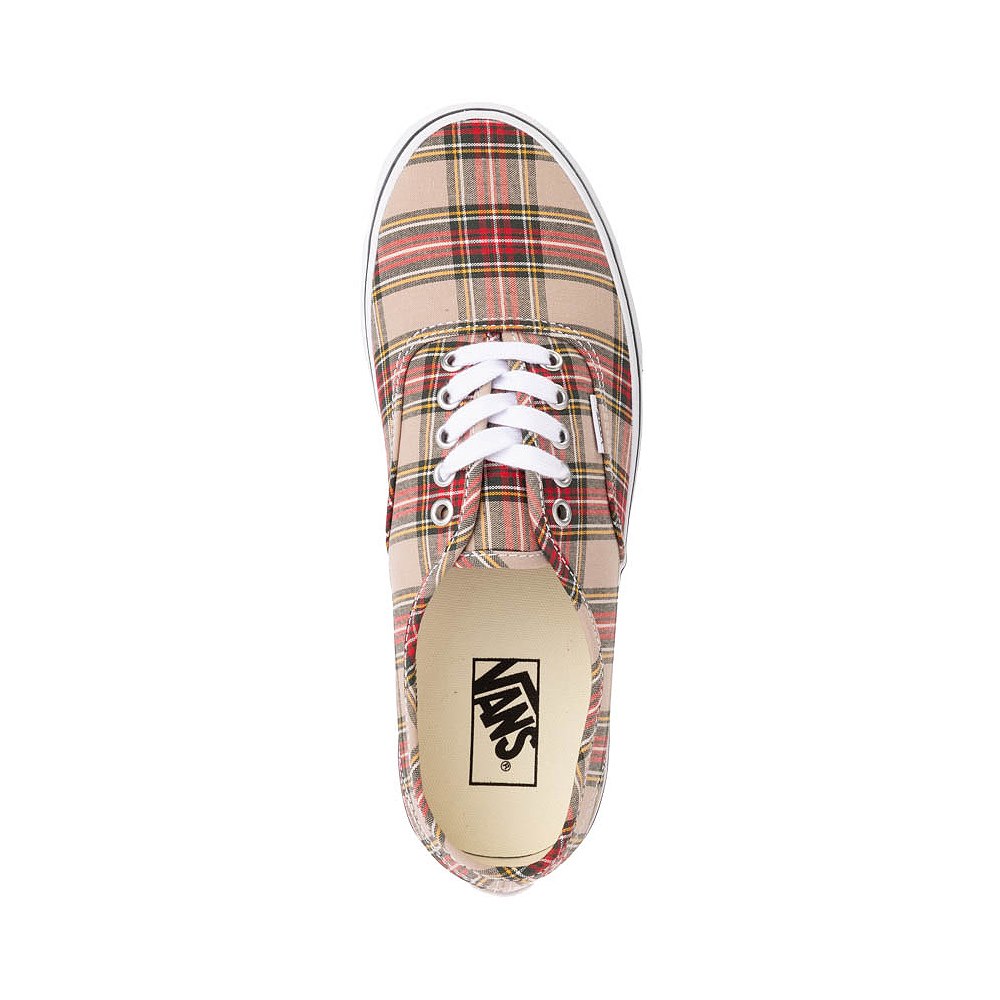 Vans Authentic Plaid Skate Shoe - Tan | JourneysCanada