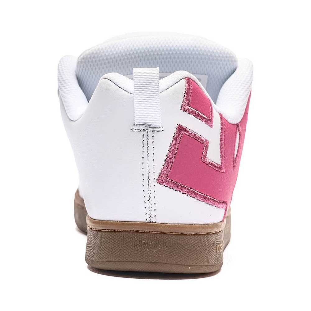 Womens DC Court Graffik Skate Shoe - White / Pink / Gum | JourneysCanada
